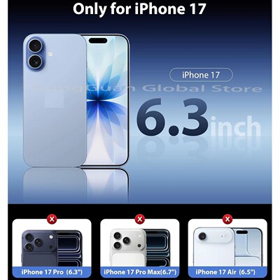 1/4Pcs Tempered Glass For iPhone 17 Screen Protector Glass F