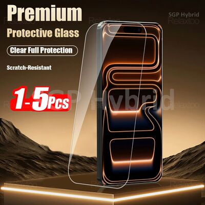 1-5Pcs HD Screen Protector for iPhone 17 Pro Max Tempered Glass 17 Air 17Pro 16 Plus 16 ProMax 16e