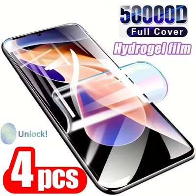 4Pcs Hydrogel Film Screen Protector For iPhone 17 Pro Max 15