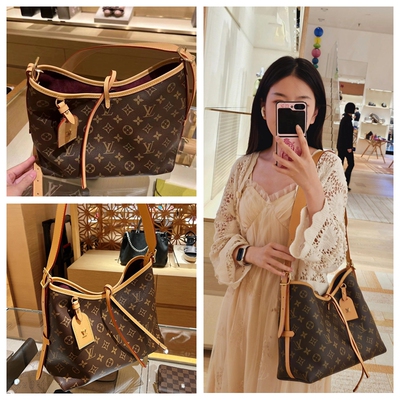 LV老花小号托特包子母包