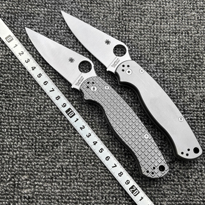 蜘蛛 C81钛合金柄折刀户外野营狩猎战术防身高硬度口袋EDC工具刀