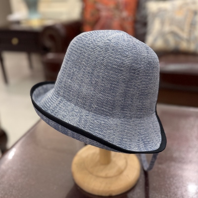 苎麻卷边防晒帽夏天新防晒女帽子遮阳修饰脸型渔夫帽高级感盆帽