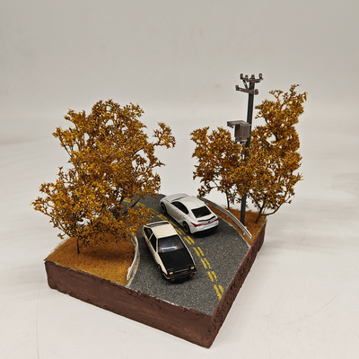 1比64比例拓意TLV场景MINIGT合金车INNO奔驰CLKGTR收纳展示盒秋韵