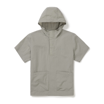 Snowpeak雪峰正品春夏新款轻量化男款户外连帽短袖T恤S26MMRAN65