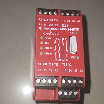 议价MSR144RTP，拆机件，AB罗克韦尔安全继电器MSR14