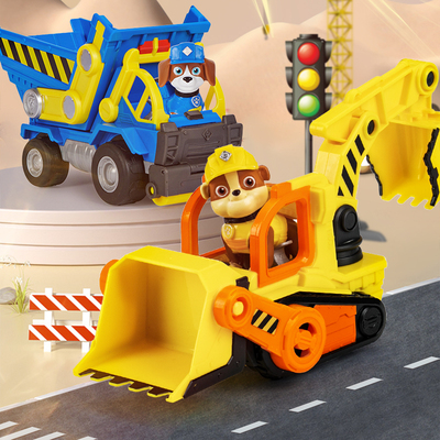 汪汪队立大功威勒工程家族压路机