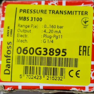 议价MBS3100 060G3895 丹佛斯压力传感器 工业工控配件维修