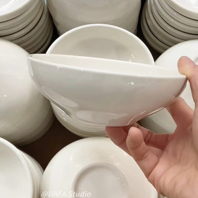 奶白系列家用陶瓷碗韩式ins风