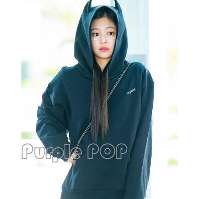 折扣价 POP正品买手店 COPERNI Jennie同款徽标恶魔角卫衣连帽衫