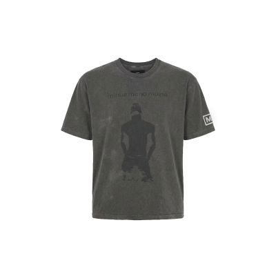 Minus Bootleg Tee(A MAN'S SHADOW)日产 十年水洗效果 乐队短tee
