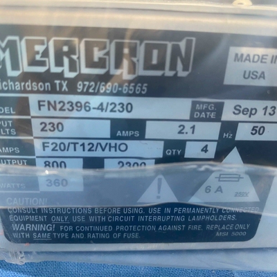 议价 MERCRON高压电源FN2396-4/230射频电源模组通风机电源控制电