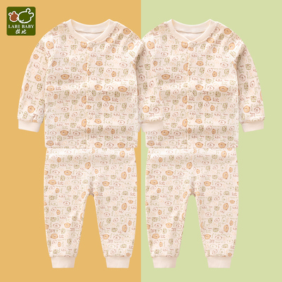 LABIBABY拉比银泰专柜趣味熊头全开服套装（2套装）LRGAR10201