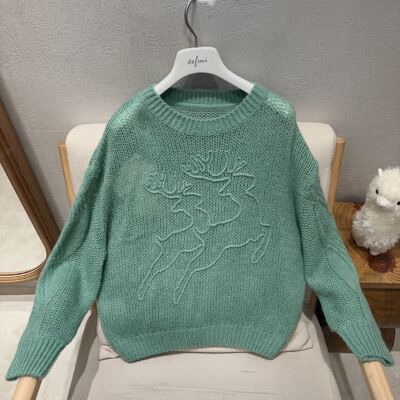 伊芙丽 女士简约时尚毛针织衫1EC132181