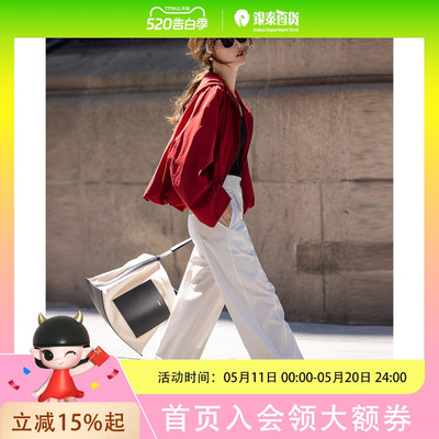 dme德玛纳【敢野行动】黑科技三防连帽气质抽褶小个子短款气质女式外套G539320482101