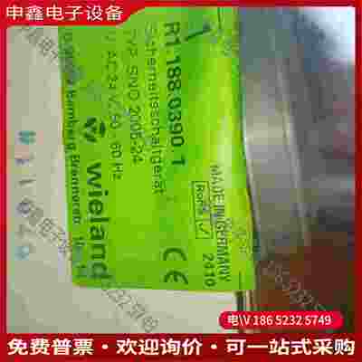 拍前询价：SNO2005-17威朗安全继电器货号R11880