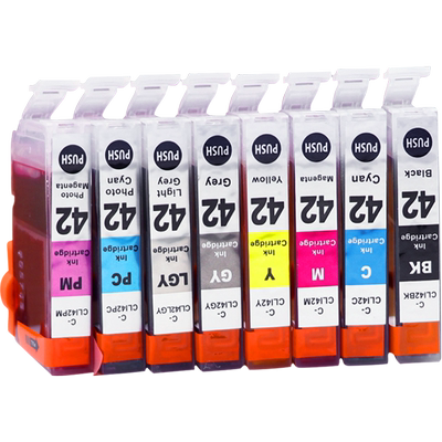 MAG适用 佳能PRO-100 A3+ 8色照片彩色喷墨打印机墨盒CLI-42墨水盒Canon PIXMA pro100打印机油墨盒cli42墨水
