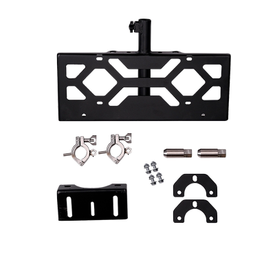 坦克300后备胎牌照架铁锹支架