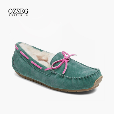 OZZEG包子鞋加绒软底宽松保暖鞋
