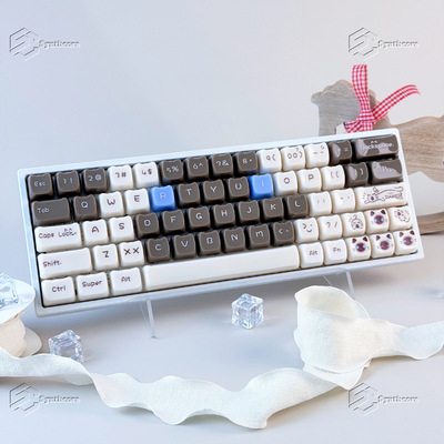 暹罗猫主题键帽材质雾透支持wooting EZ63MADE68 Hero68ND63夜魔