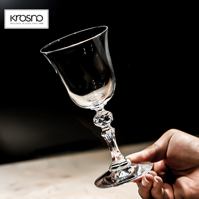 波兰进口Krosno水晶玻璃高脚杯