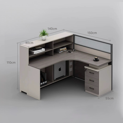 带机箱位橱柜职员办公桌可定制