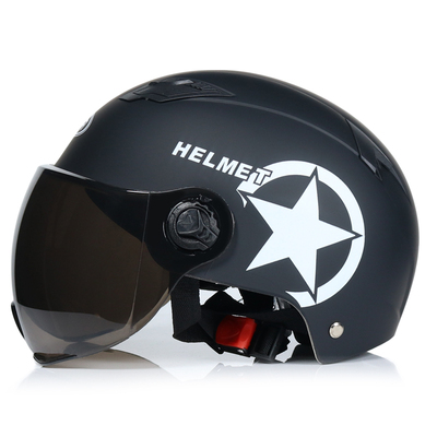 Motorcycle Helmet Scooter Bike Open Face Half Baseball Cap