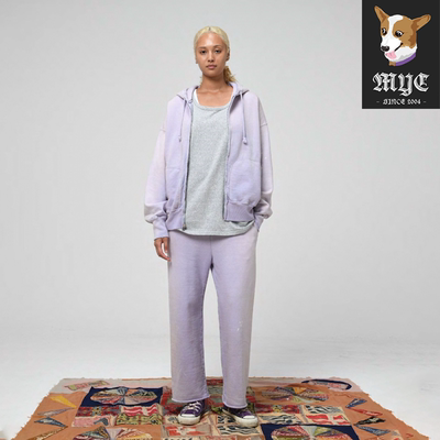 BOWWOW BW261-ZH-PURPLE 女款做旧宽松连帽潮流休闲卫衣外套 26SS