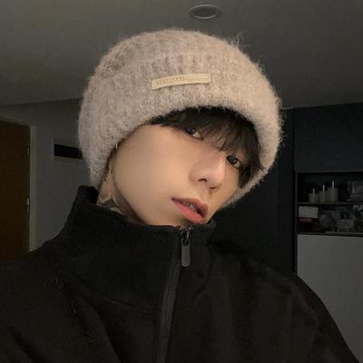 冬季针织帽子款毛线帽保暖大头围