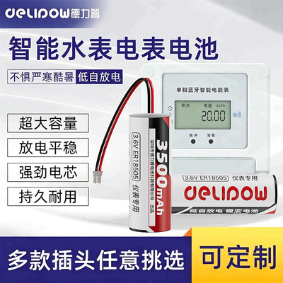 德力普智能水表电表专用电池3.6V