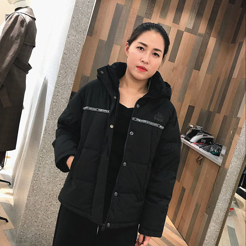 卡帕kappa专柜正品特价18冬款女式加厚防寒服羽绒服K0862YY36_虎窝淘