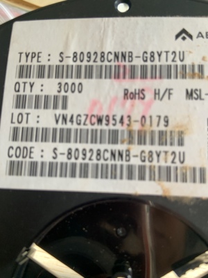S-80928CNNB 丝印G8Y 进口全新原装现货