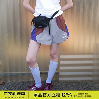 夏季户外轻薄透气速干四分短裤女