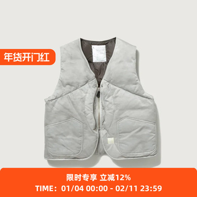 INNAT HAND-DYED HUNTING DOWN VEST 男女款手工染色猎装羽绒马甲