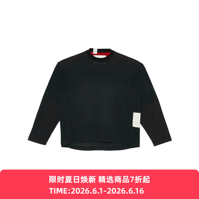 N.HOOLYWOOD REVERSIBLE 男装军事系列双面穿吸水速干圆领长袖T恤
