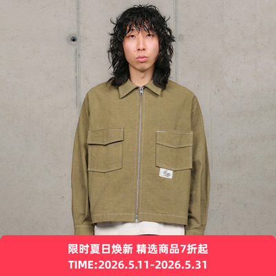 Story mfg 555 JACKET 男女中性款天然植物染色工装夹克外套