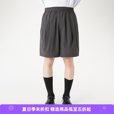 N.HOOLYWOOD 2TUCK EASY HALF PANTS 男装机能性宽松短裤