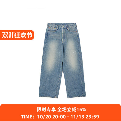 YOKO SAKAMOTO 5POCKET BAGGY PANTS 五袋宽松阔腿牛仔裤