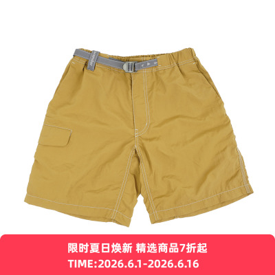 and wander Ny taffeta hiker 男女塔夫绸尼龙宽松户外机能性短裤