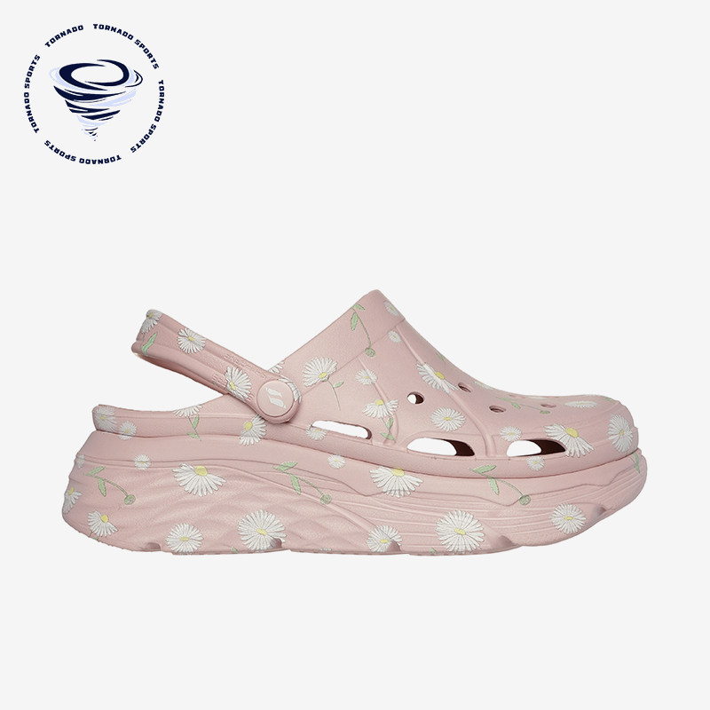 Skechers/斯凯奇正品新款女士一脚蹬时尚沙滩凉鞋厚底洞洞鞋