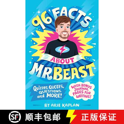 【3-4周达】96 Facts About MrBeast: Quizzes, Quotes, Questions, and More! With Bonus Journal Pages for... [9780593888995]