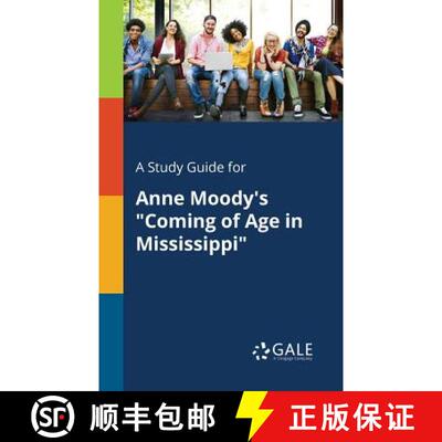 【3-4周达】A Study Guide for Anne Moody's Coming of Age in Mississippi [9781375378215]