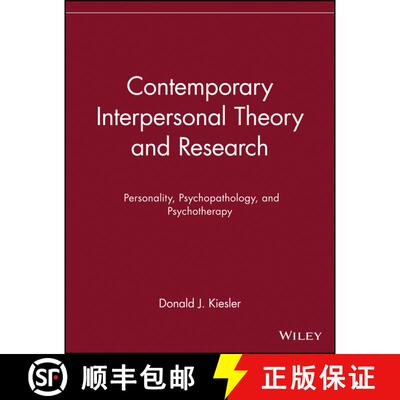 【3-4周达】Contemporary Interpersonal Theory And Research: Personality, Psychopathology, And Psychoth... [9780471148470]