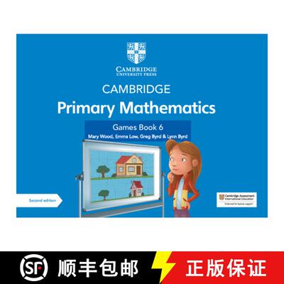 【3-4周达】Cambridge Primary Mathematics Games Book 6 with Digital Access [9781108986885]