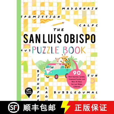 【3-4周达】The San Luis Obispo Puzzle Book: 90 Word Searches, Jumbles, Crossword Puzzles, and More Al... [9781952239380]