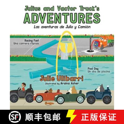 【3-4周达】精装 Julius and Vactor Truck's Adventures: Las Aventuras de Julio y Camión [9798886793314]