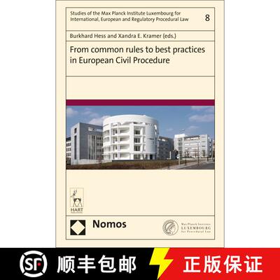 【3-4周达】精装 From Common Rules to Best Practices in European Civil Procedure [9781509918263]