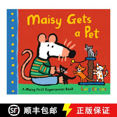 【3-4周达】Maisy Gets a Pet: A Maisy First Experience Book [9781536223095]