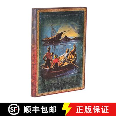 【3-4周达】Paperblanks the Famous Five Enid Blyton Softcover Flexi MIDI Unlined Elastic Band 176 Pg 1... [9781439798331]