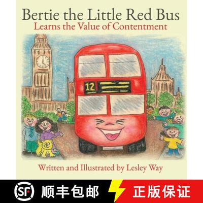 【3-4周达】精装 Bertie the Little Red Bus: Learns the Value of Contentment [9798234009494]