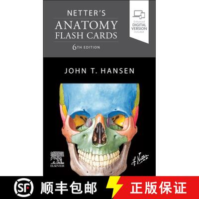 【3-4周达】Netter's Anatomy Flash Cards [9780323834179]
